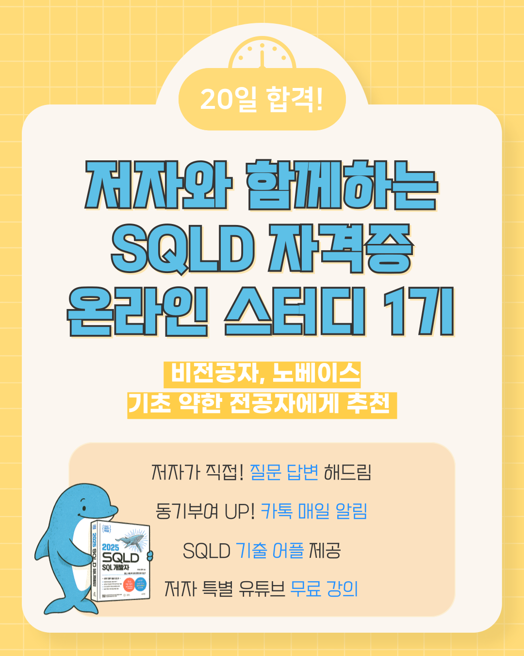 저자와 함께하는 SQLD 자격증 20일 완성 온라인 스... | 커리어리